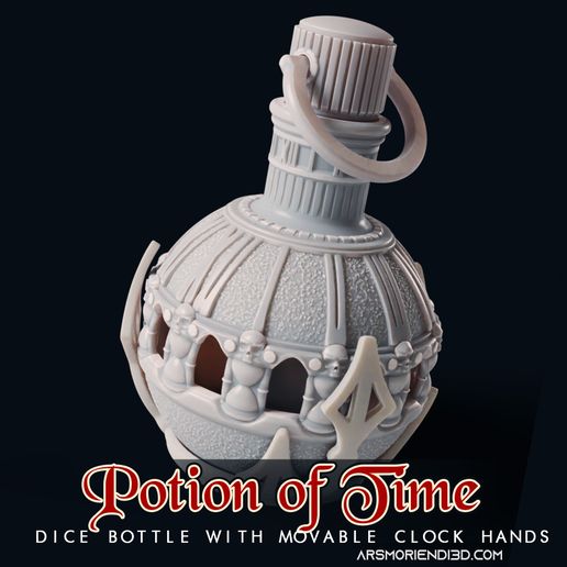 🧪 Potion of Time - Mythic Potions・Free STL File for ・Cults