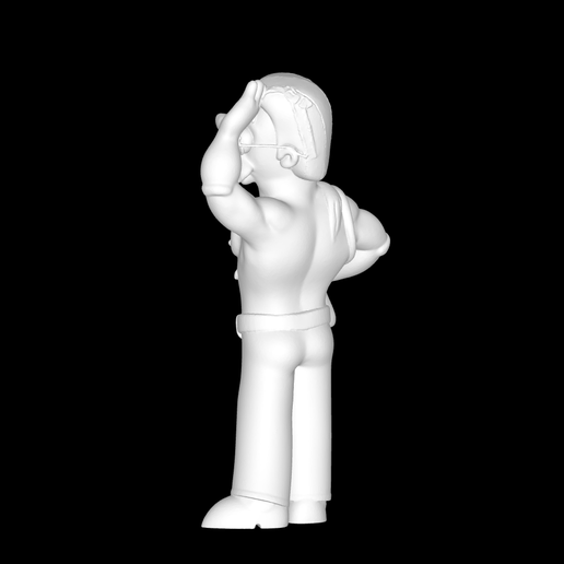 🎨 Ned Flanders musclé・Fichier STL pour Impression 3D・Cults