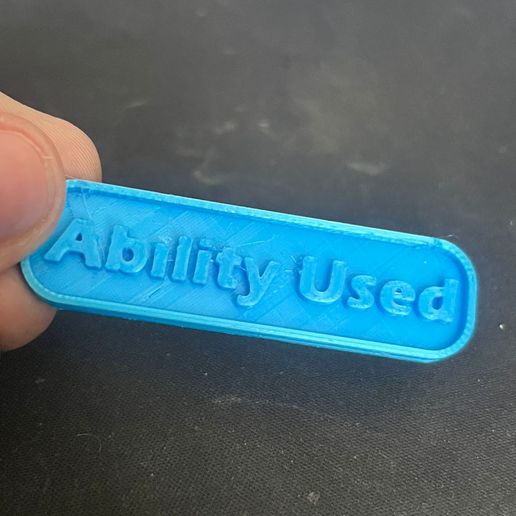 🐉 Pokemon TCG - Ability used token・Free STL File for 3D printing・Cults