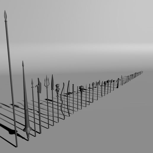 🔫 D&D weapon set 42 weapons・ STL File for ・Cults