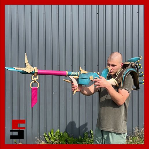 Файл 3D Jhin Ultimate Weapon League of Legends Development LoL Gun Prop ...