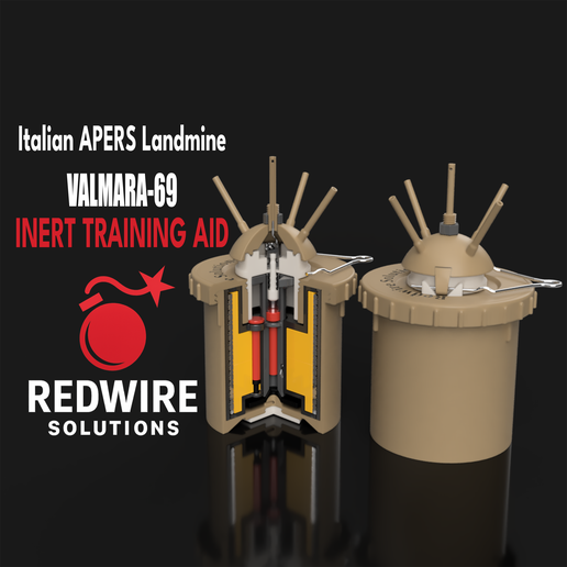 🧑‍🔧 Valmara-69 Bounding Mine Training Aid (1:1 Scale, Inert Replica ...