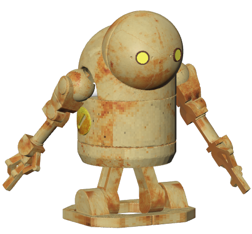 🤏 Forma de Vida Mecánica - Modelo "Small Stubby" (Nier: Automata)・ STL ...