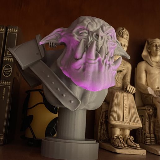 👤 Ork bust・Free STL File for 3D printing・Cults