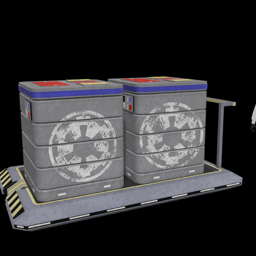 ⭐ Star Wars Imperial Crates and Sled (Rebels) for 3.75" and 6" figures ...