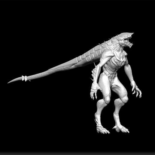 STL file Khanivore Beast Creature 3D Print Model - Love Death & Robots ...