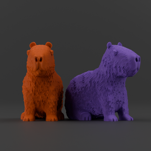 🎨 Capybara/Capivara・Free STL File for 3D printing・Cults
