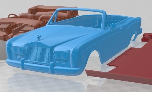 3D file Rolls Royce Corniche 1971 Printable Car 🚗 ・Template to download and 3D print・Cults