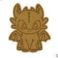 🚆 Toothless Toothless How To Train Your Dragon Cookie Cutter・ STL File ...
