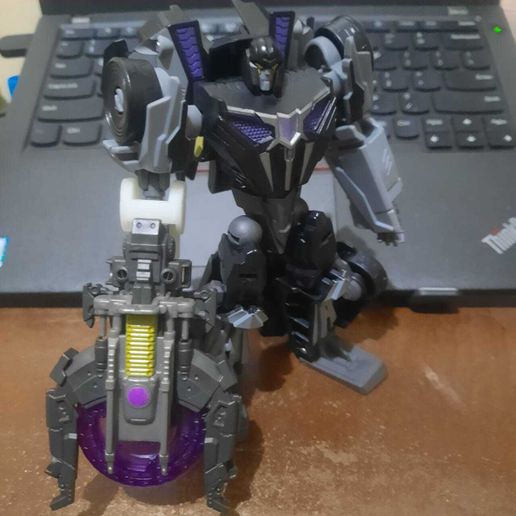 STL file Studio Series Gamer Connector for Gear Shredder from Deluxe ...