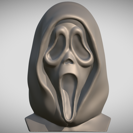 👤 Ghostface from Scream bust for 3D printing・Fichier STL Gratuit pour ...