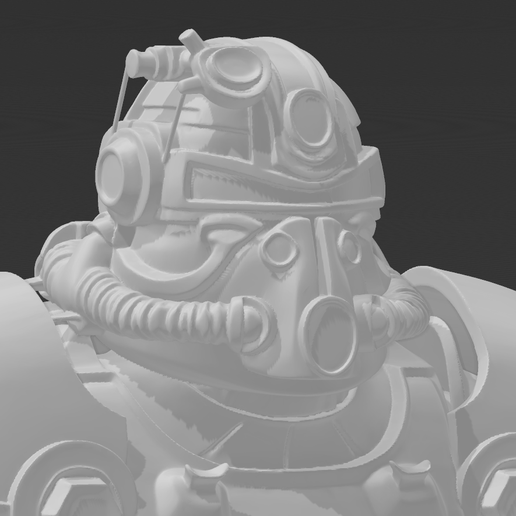 🍂 Fallout T51 High Detailed Model・ STL File for 3D printing・Cults