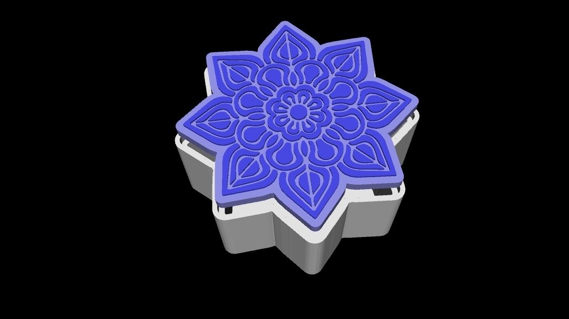 STL file Decorated Box・3D print design to download・Cults