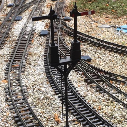 🚆 G Scale semaphores, semaphore tower and train order semaphore・ STL ...