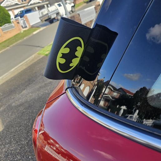 🚗 Batman Novelty Car Tag・ 3MF File for 3D printing・Cults