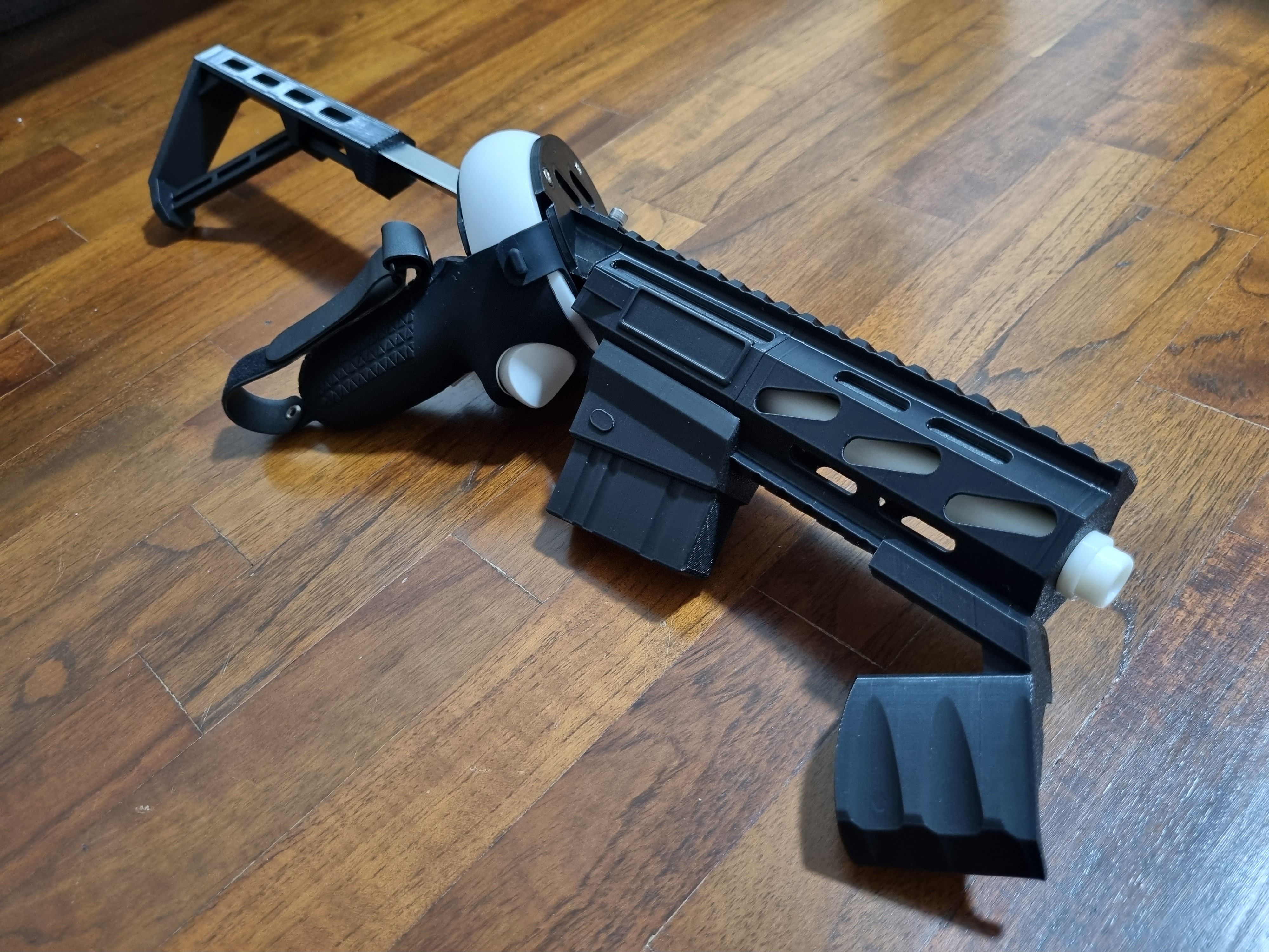 3D-печать работы Oculus Quest 2 Vr Gunstock (Vr Gun Stock) • Сделано на ...