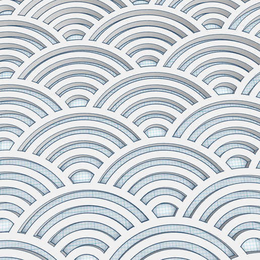 japanese wave pattern illustrator