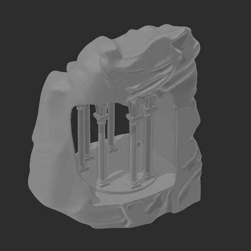🗿 Marble sculpture style Deco 02・ STL File for 3D printing・Cults