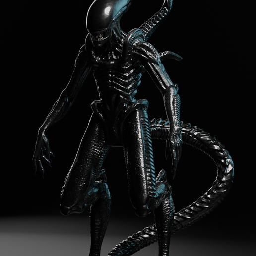 STL file Xenomorph Alien Sculpt full body 👽 ・3D printer design to ...