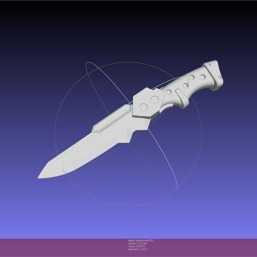 STL file Evangelion Prog Knife Unit 1 Rebuild Version 🔪 (STEP)・3D ...