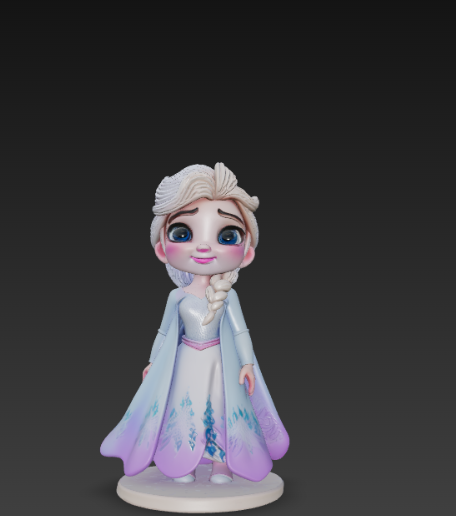 👾 Elza Frozen・ STL File for 3D printing・Cults