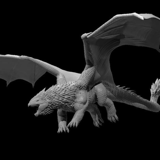🐉 White Dragon 2025・Free STL File for 3D printing・Cults