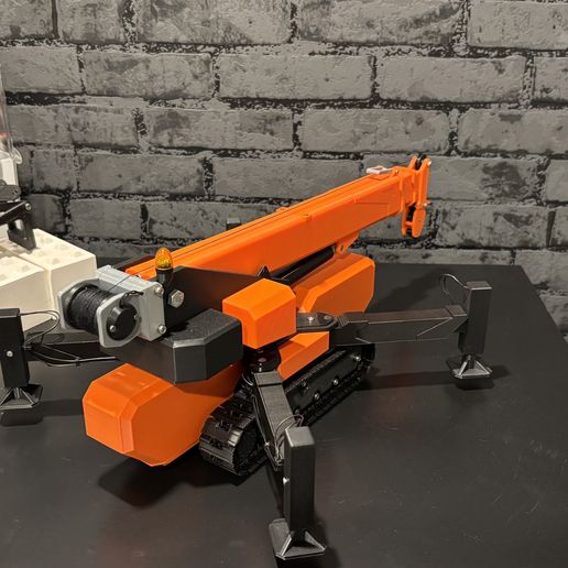🏗️ 1/14 RC mobile Crane・ 3D File for 3D printing・Cults