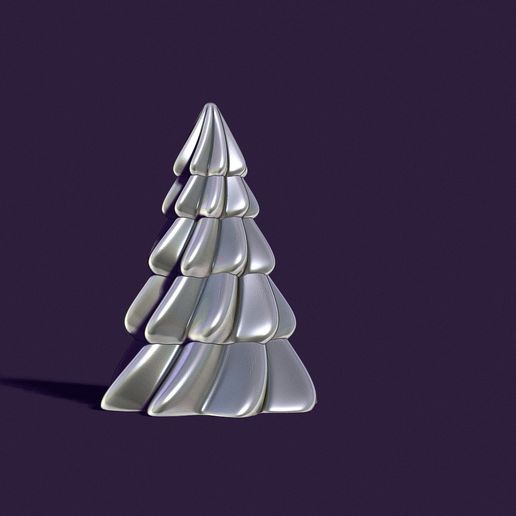 STL file Christmas tree - candle for casting 🎄 (OBJ)・Template to ...