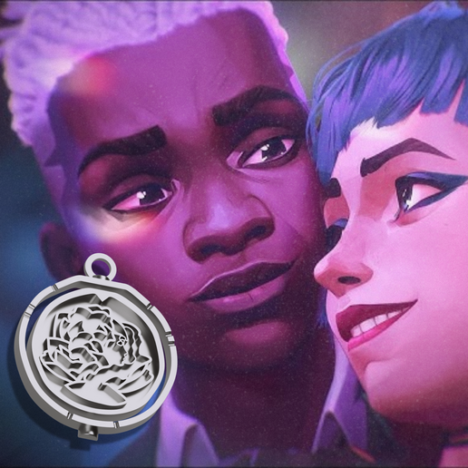 STL file Powder/Jinx and Ekko necklace Arcane 🎭 ・3D printing design to ...