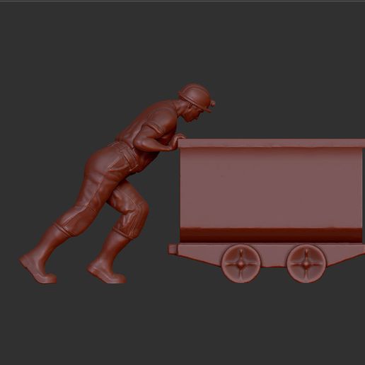 👨 miner VP・ STL File for 3D printing・Cults