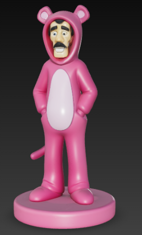 🦸 Figuras Vuala 2025 (Peterete traje rosa)・Archivo STL para Impresión ...