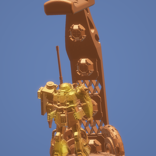 mounted headset gundam