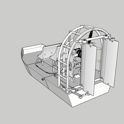 🛥️ Swamp Boat Air Boat RC・ STL File for 3D printing・Cults