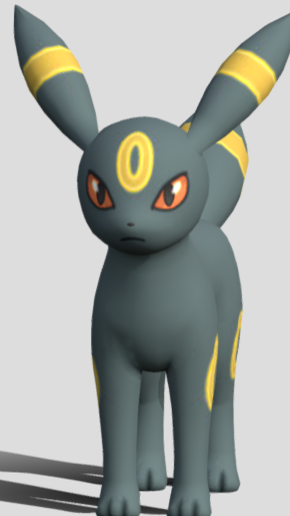 Free STL file Umbreon 🐉 ・3D printer design to download・Cults