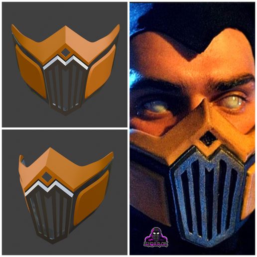 🦂 Scorpion mask from MK2 Annihilation movie・ 3D File for 3D printing・Cults