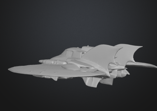 🎨 Batman Dark Night-Wing Jet・ STL File for 3D printing・Cults