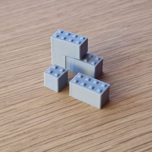 🏛️ Concrete block - 1:87・ STL File for 3D printing・Cults