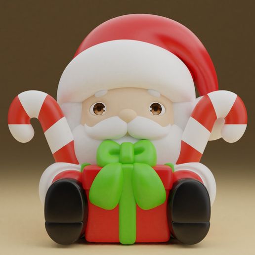 STL file Santa 🎅 ・3D printer model to download・Cults