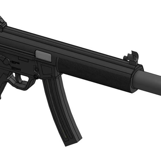 STL file HK MP5 S 🔫 ・3D printing template to download・Cults