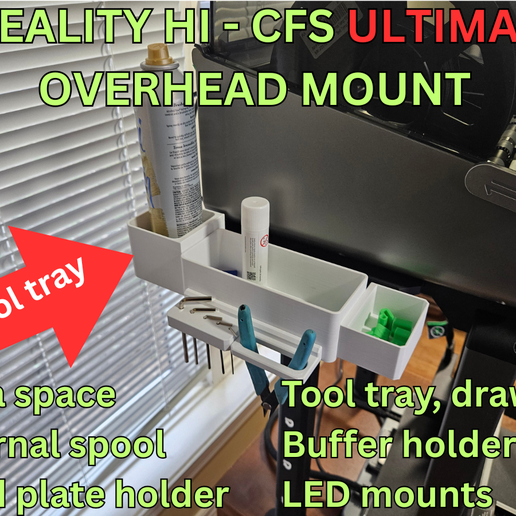 🧞‍♂️ CREALITY HI - CFS OVERHEAD MOUNT STANDARD・ 3MF File for 3D ...