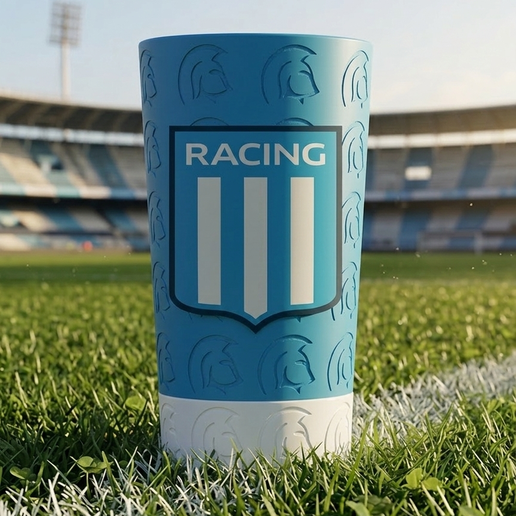 🍺 TEXTURED RACING GLASS WITH LOGO ON 1 LITER BASE・ STL File for 3D ...
