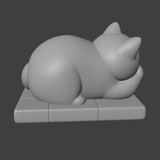 🐱 Cat statue・ STL File for 3D printing・Cults