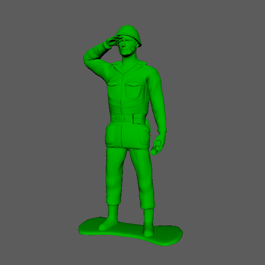 🫡 Green Army Men / Toy Soldier・ OBJ File for 3D printing・Cults