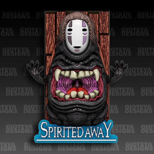 👹 Spirited Away / No Face Kaonashi・ STL File for 3D printing・Cults