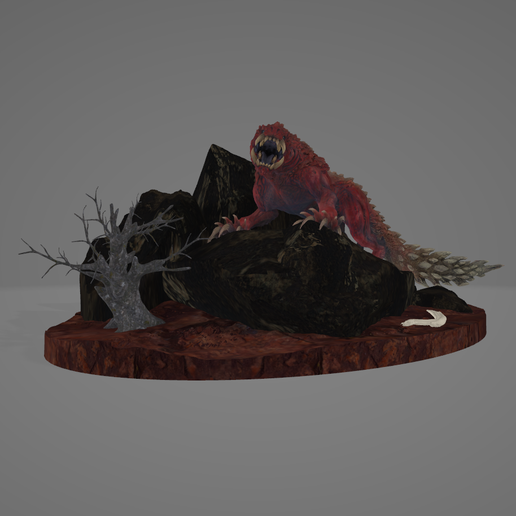 👹 MONSTER HUNTER ODOGARON FIGURE・ STL File for 3D printing・Cults