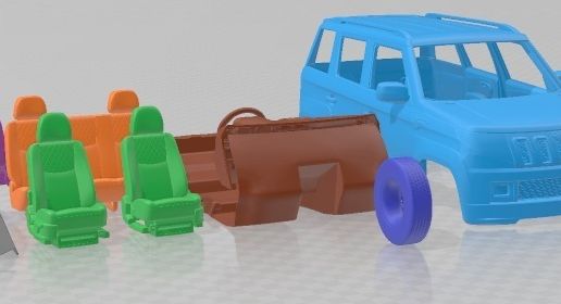 3D file Mahindra TUV300 2015 Printable Car 🚗 ・Design to download and 3D ...