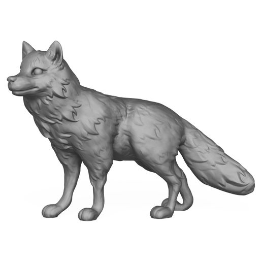 🐺 Cartoon Wolf 3D Print Model・ STL File for 3D printing・Cults