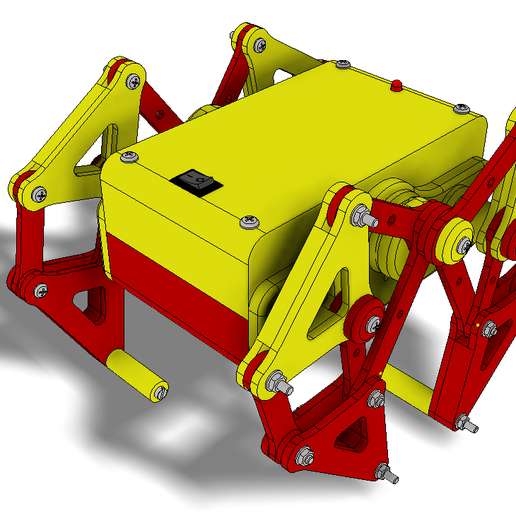 🕷️ 4-legged strandbeest・Archivo STL Gratis para Impresión 3D・Cults