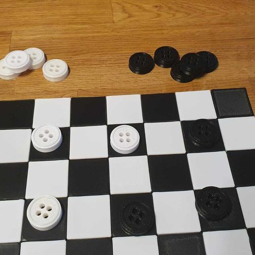 STL file modular checkers game 🧸 ・3D printable model to download・Cults