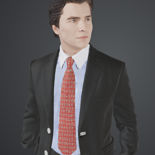 👾 American Psycho- Christian Bale como Patrick Bateman・Archivo STL para ...
